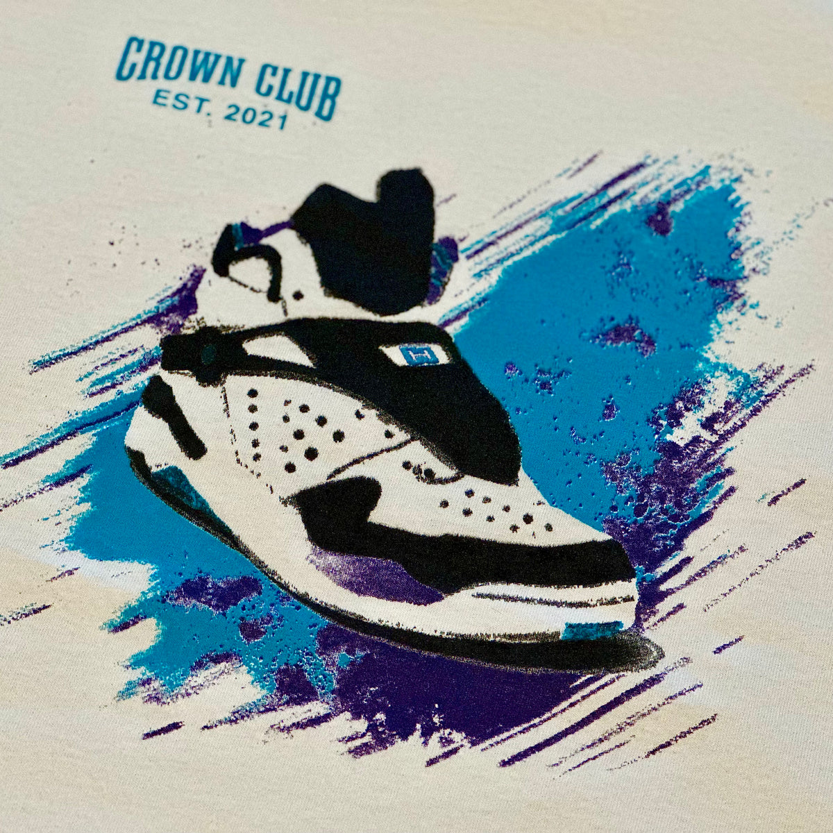 LJ Throwback Shoe T-Shirt – Crown Club CLT