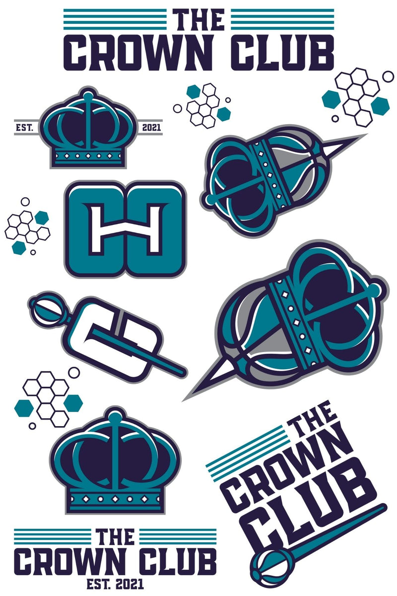 Crown Club Sticker Sheet – Crown Club CLT